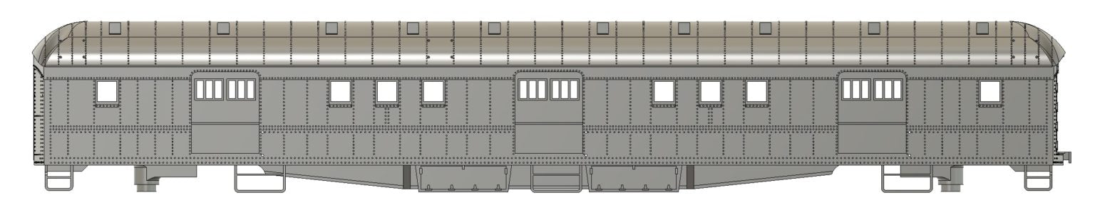 Bethlehem Car Works 4176-1786 HO Scale Union Pacific Horse-Baggage Aut ...