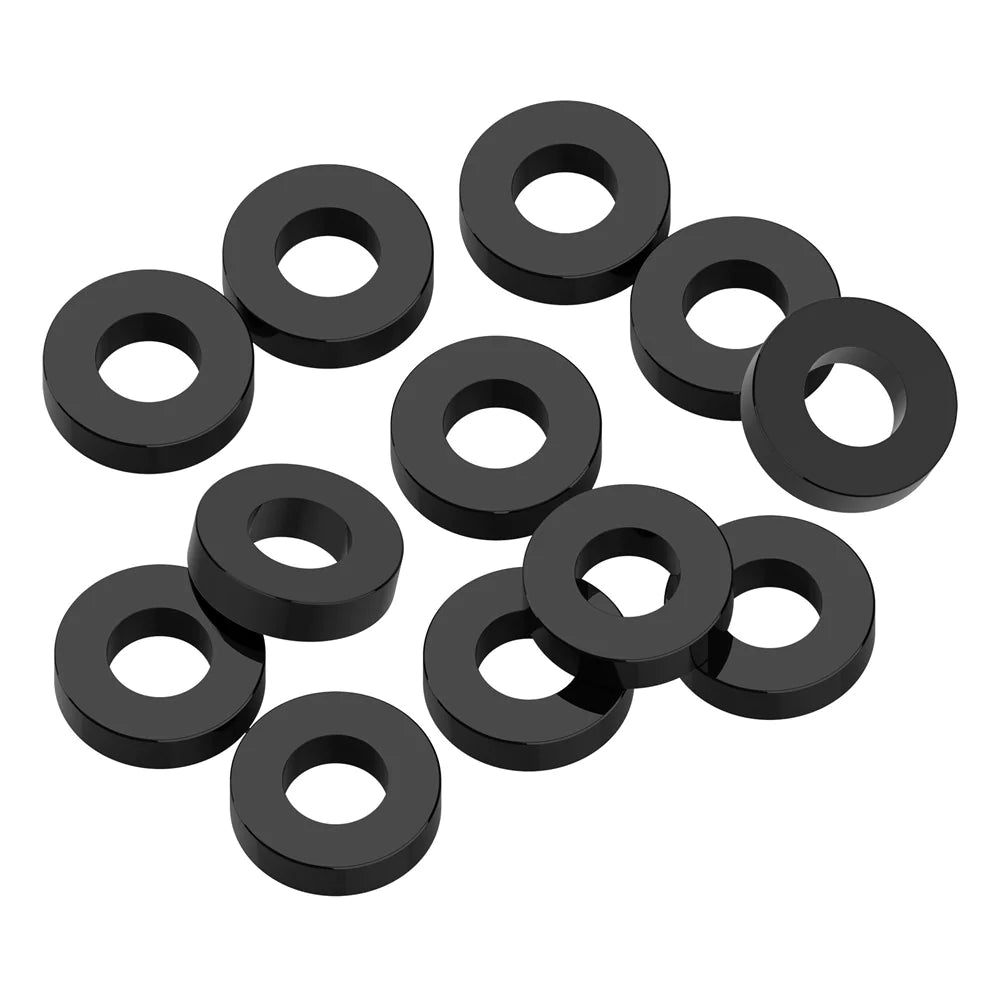 1UP Racing 80307 Black Precision Aluminum Shims 3x6x1.5mm 12 Pack ...
