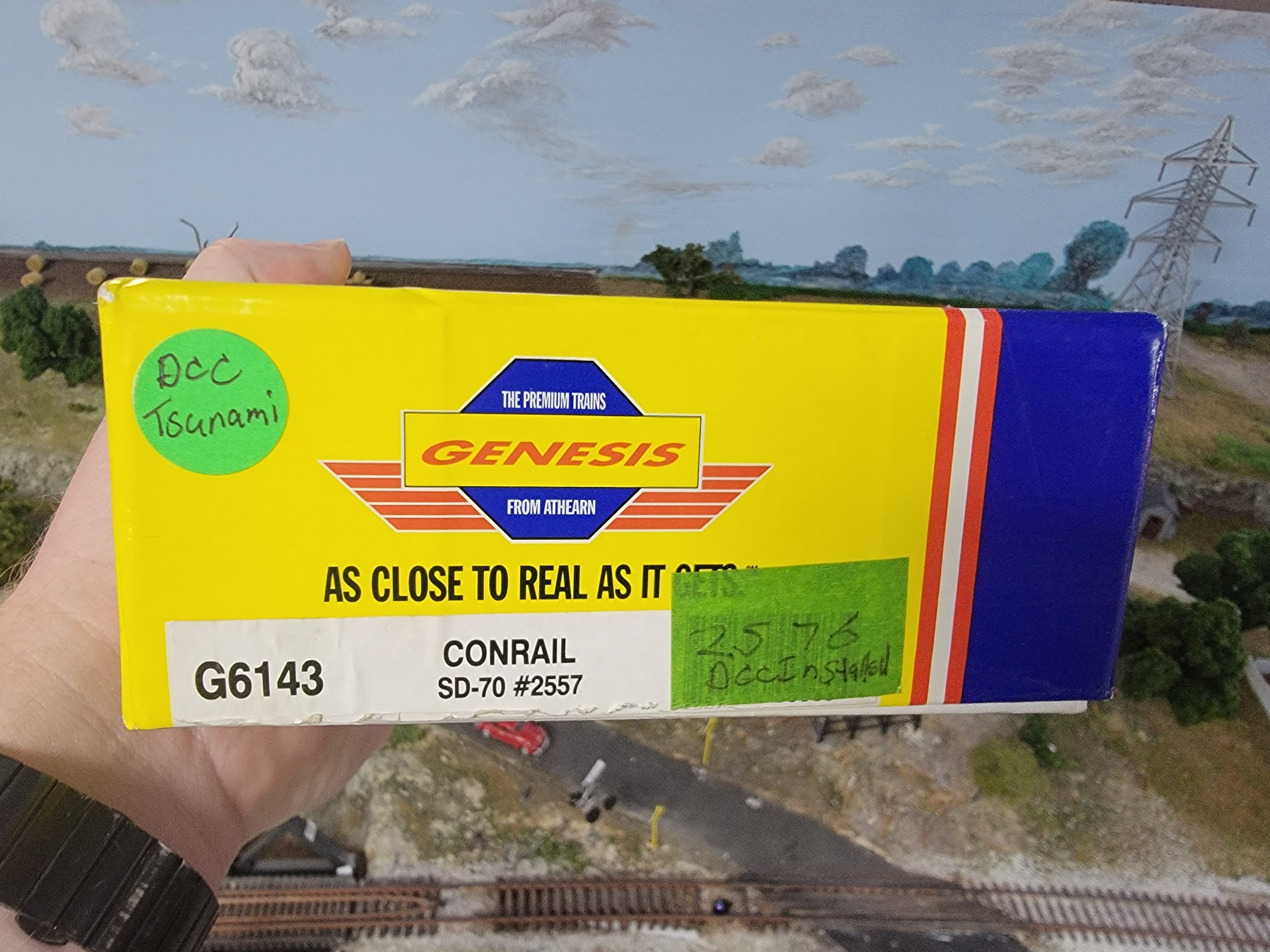 Athearn Genesis HO Scale EMD SD70 Conrail Quality CR (Custom #) 2576 w ...