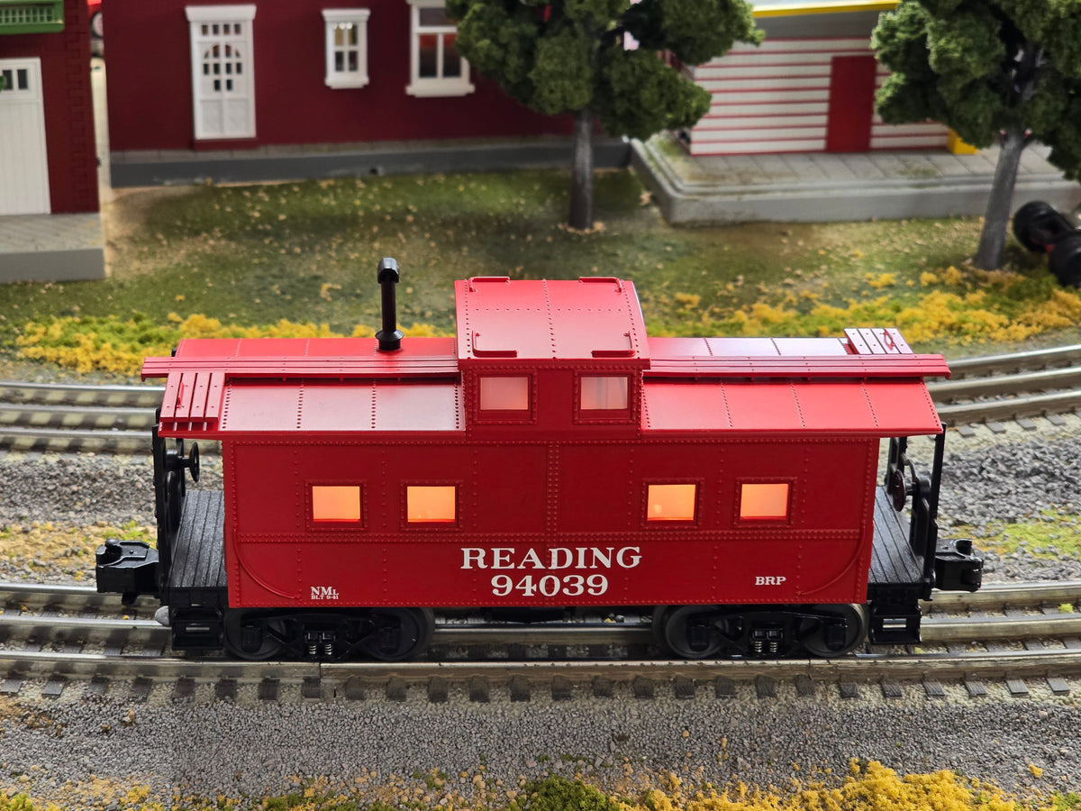 MTH RailKing 30-4145C O Gauge Steel Caboose Reading 94039 (Like New US ...