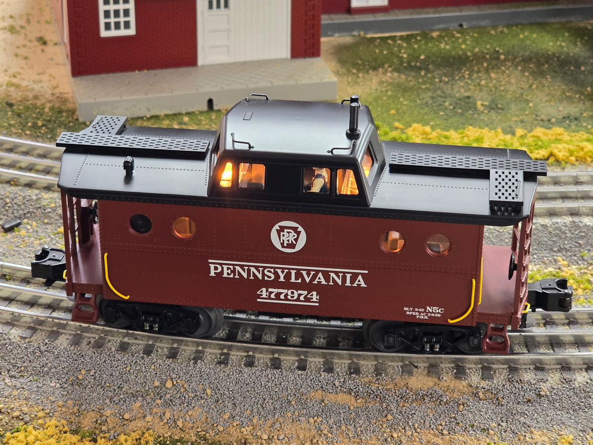MTH RailKing 30-4103C O Gauge N5c Caboose Pennsylvania PRR 477974 (Lik ...