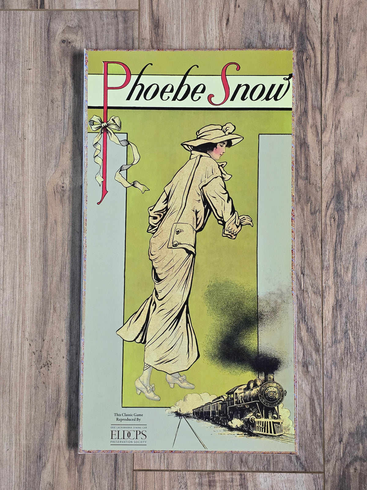 Phoebe Snow Board Game Reproduced by Erie Lackawanna Dining Car Preser ...