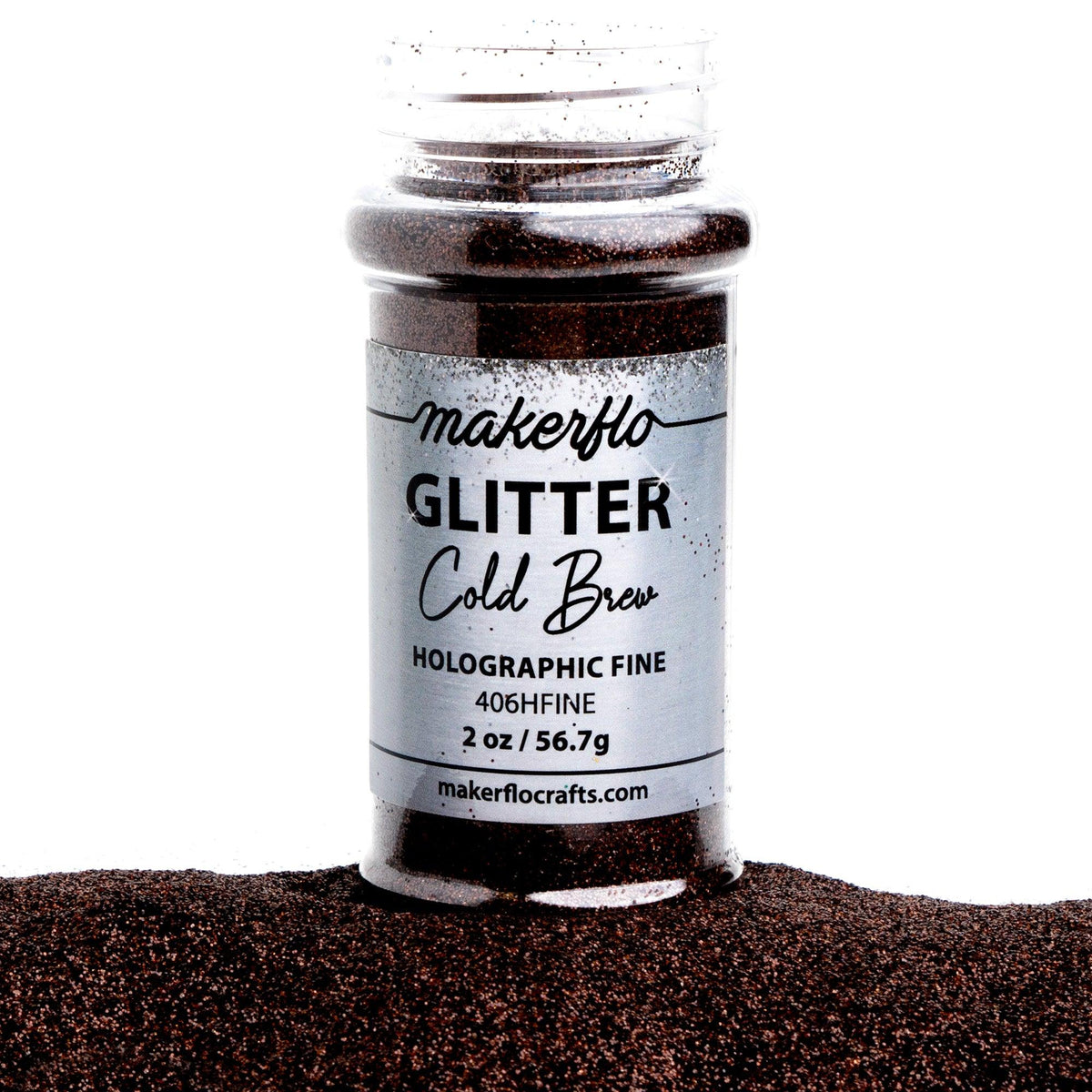 MakerFlo Crafts Cold Brew - Fine Glitter 2oz — White Rose Hobbies