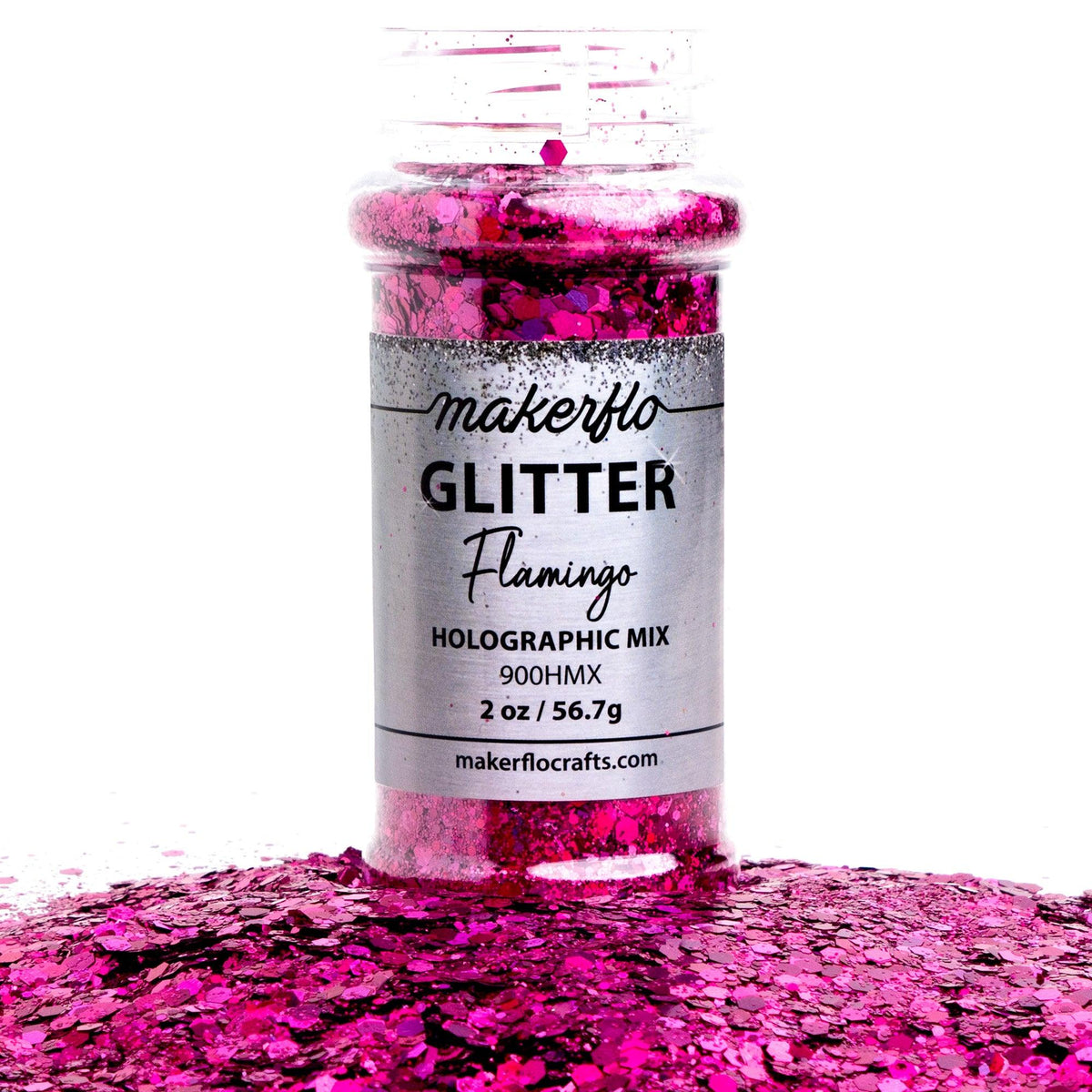 MakerFlo Crafts Flamingo - Chunky Mix Glitter 2oz — White Rose Hobbies