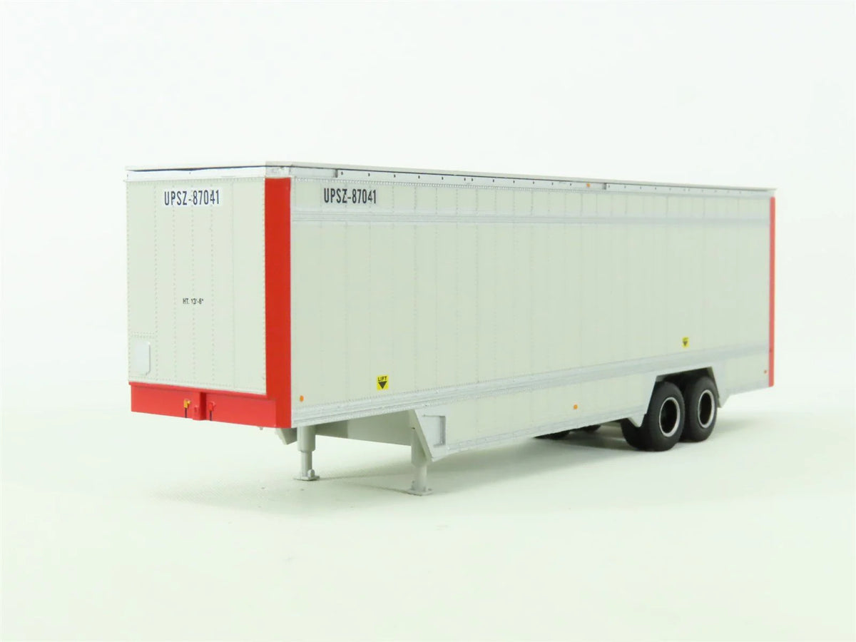 Athearn 29440 HO Scale 40' Drop Sill Parcel Trailer UPS/Red Ends #8704 ...