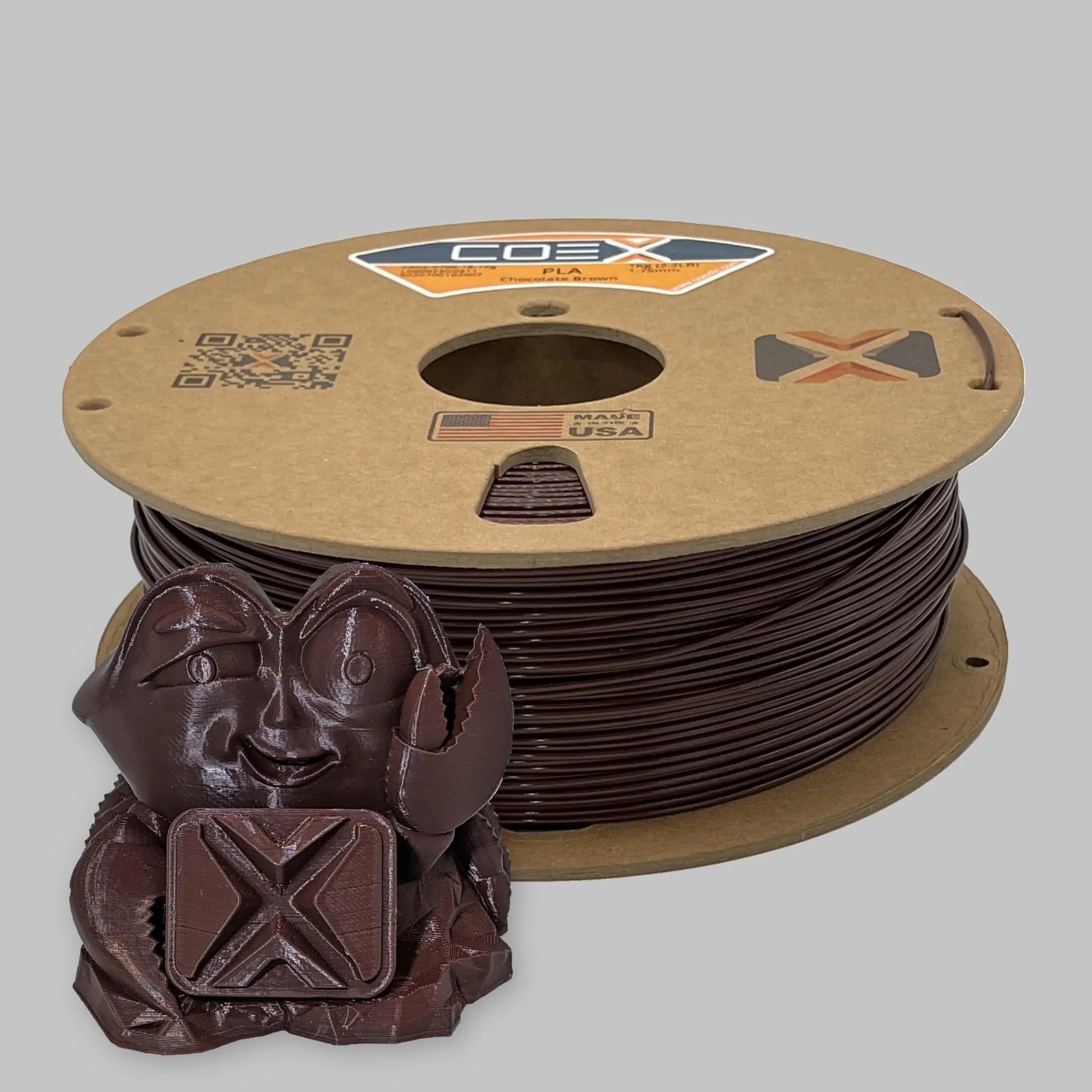 COEX 3D Chocolate Brown PLA 3D Filament — White Rose Hobbies