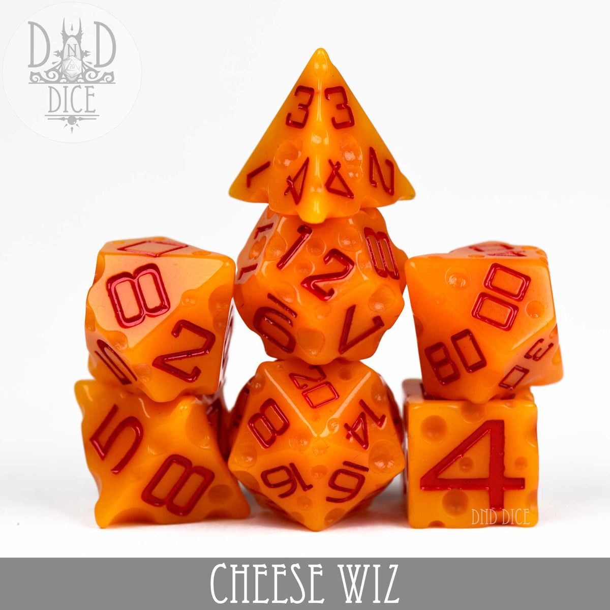 DND DICE Cheese Wiz Dice Set — White Rose Hobbies