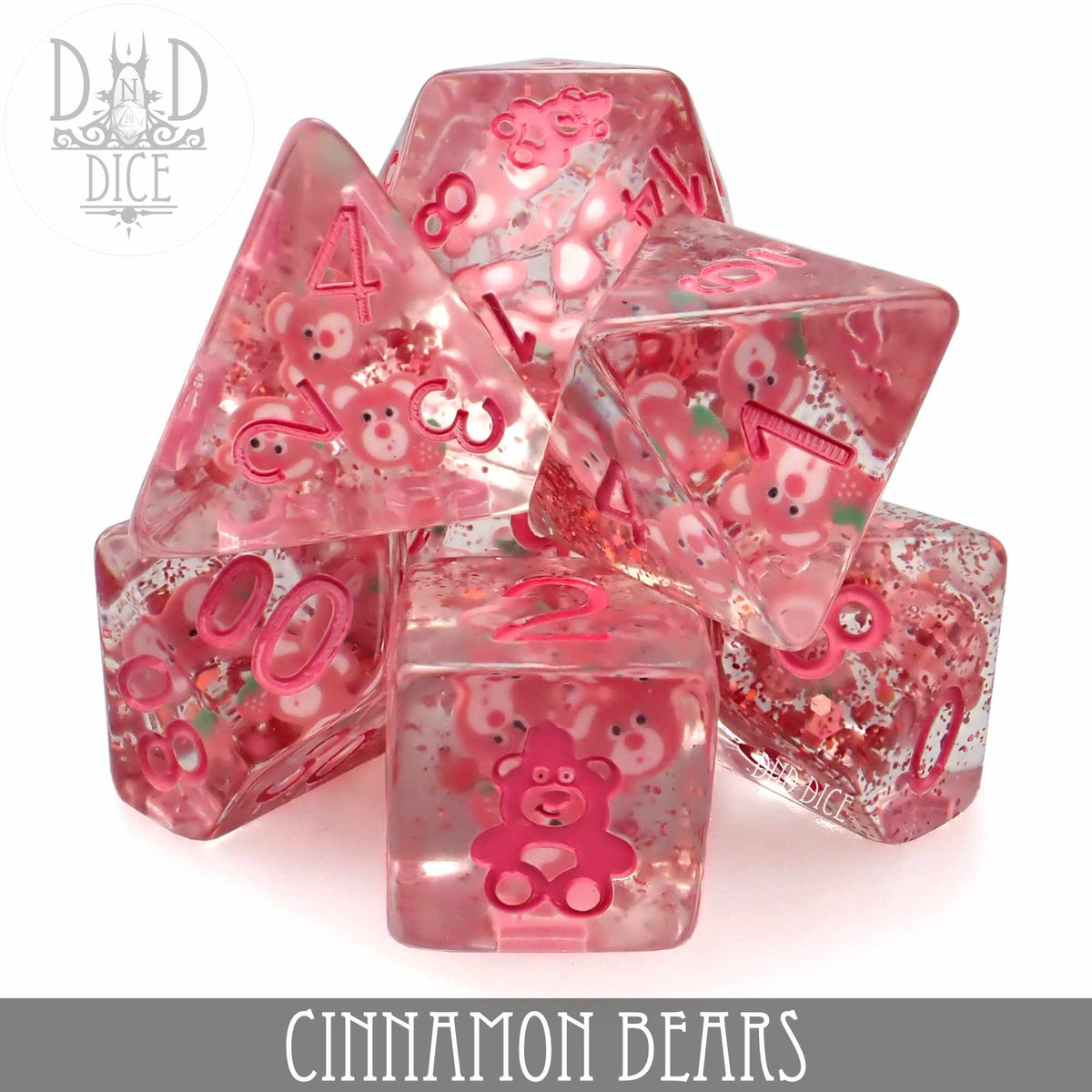 DND DICE Cinnamon Bears Dice Set — White Rose Hobbies
