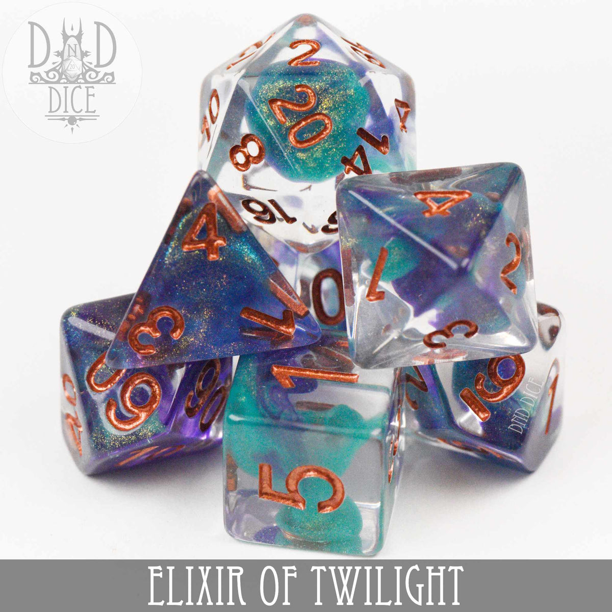 DND DICE Elixir of Twilight Dice Set — White Rose Hobbies