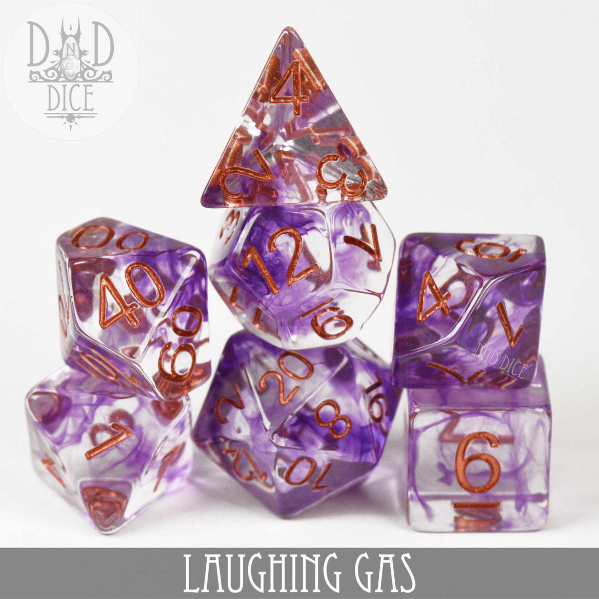DND DICE Laughing Gas Dice Set — White Rose Hobbies
