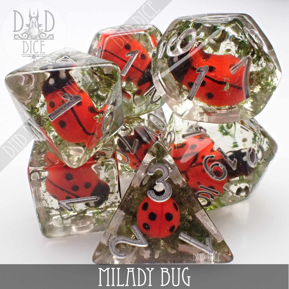 DND DICE Milady Bug Dice Set — White Rose Hobbies