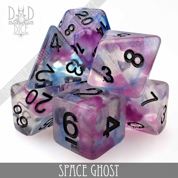 DND DICE Space Ghost Dice Set — White Rose Hobbies