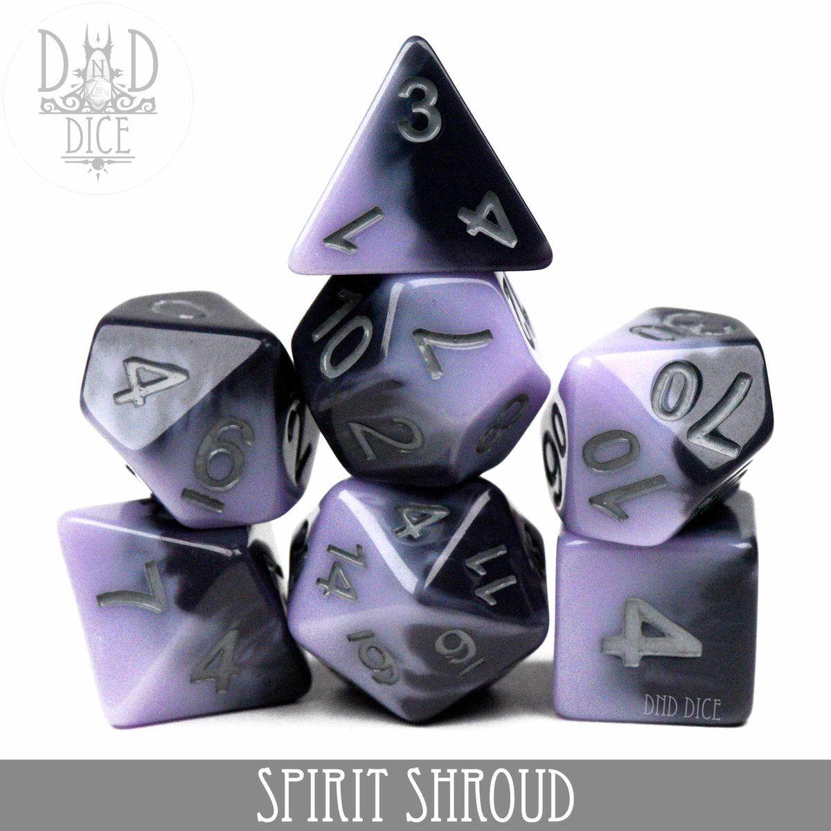 DND DICE Spirit Shroud Dice Set — White Rose Hobbies