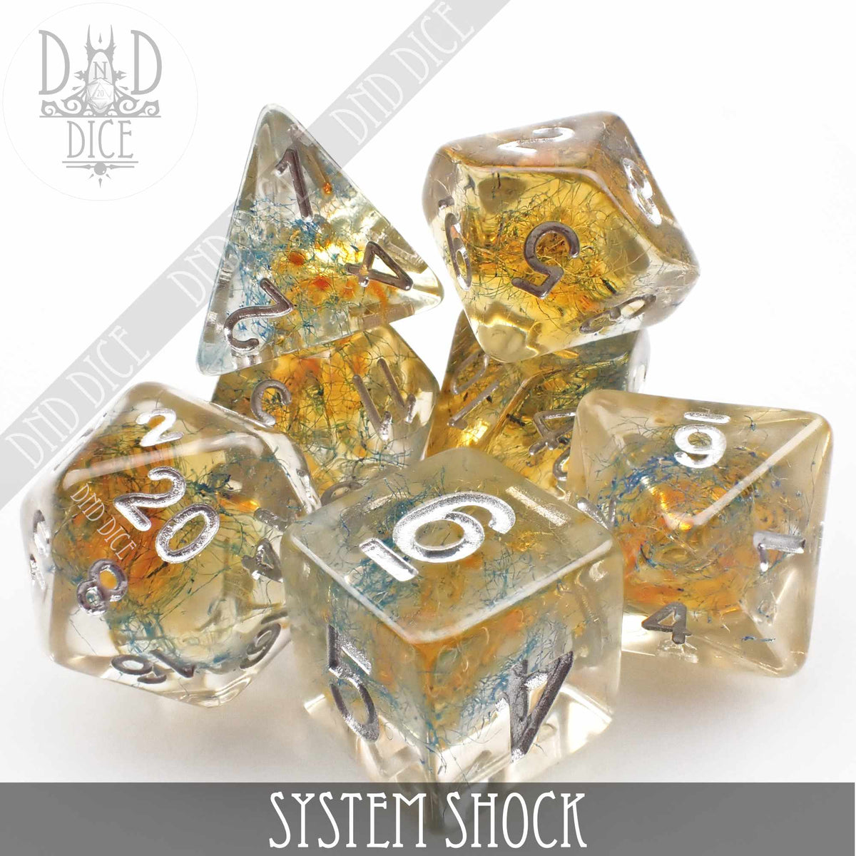 DND DICE System Shock Dice Set — White Rose Hobbies