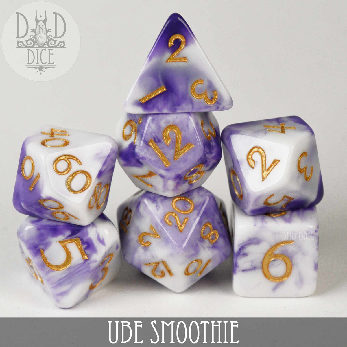 DND DICE Ube Smoothie Dice Set — White Rose Hobbies
