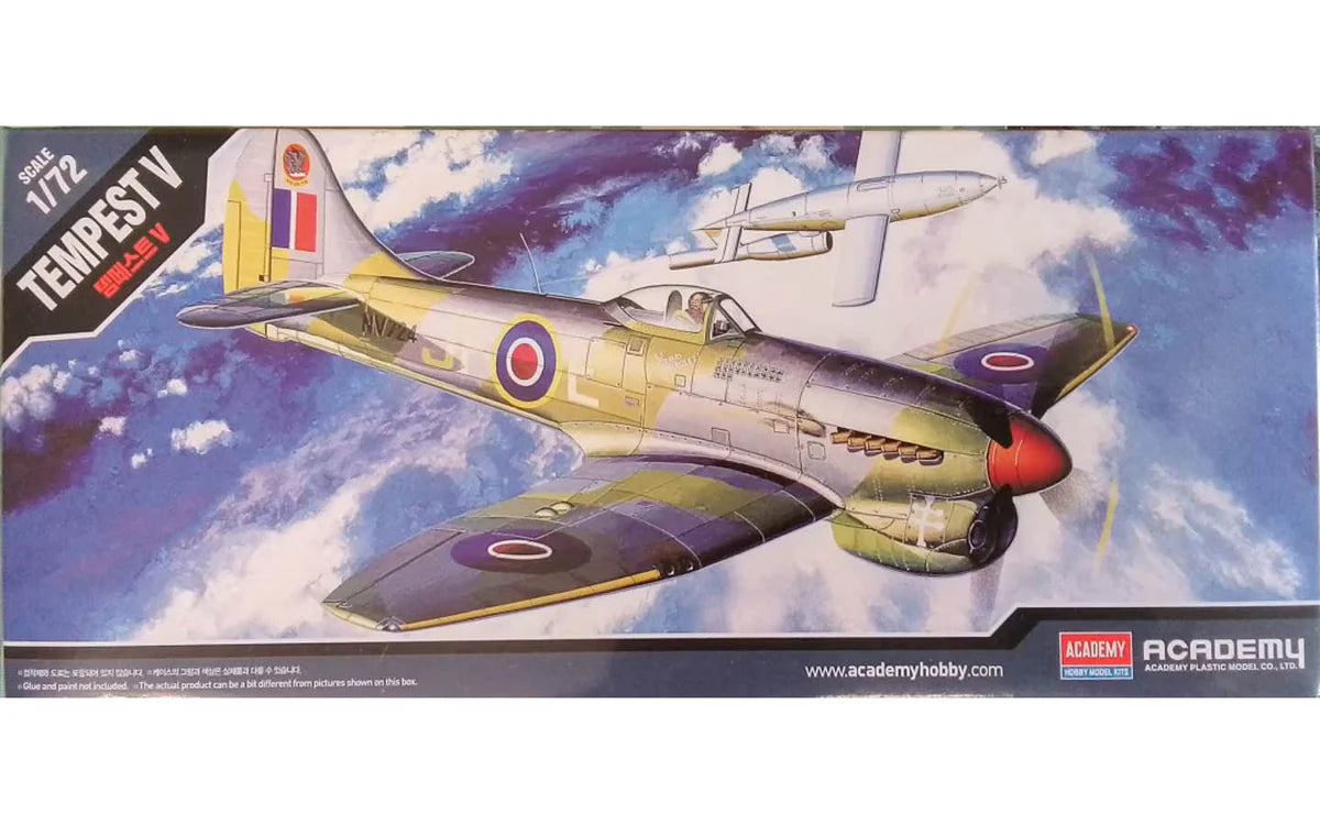 ACADEMY 12466 1/72 Hawker Tempest V Model Aircraft Kit — White Rose Hobbies