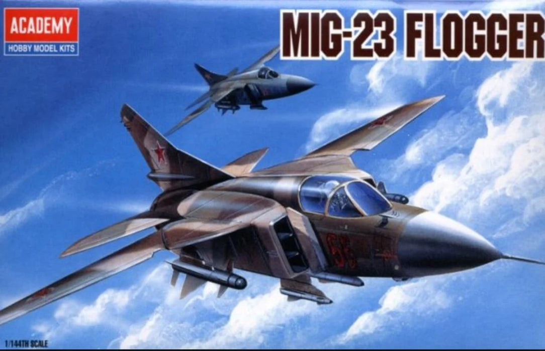 ACADEMY 12614 1/144 MiG-23 FLOGGER Model Aircraft Kit — White Rose Hobbies
