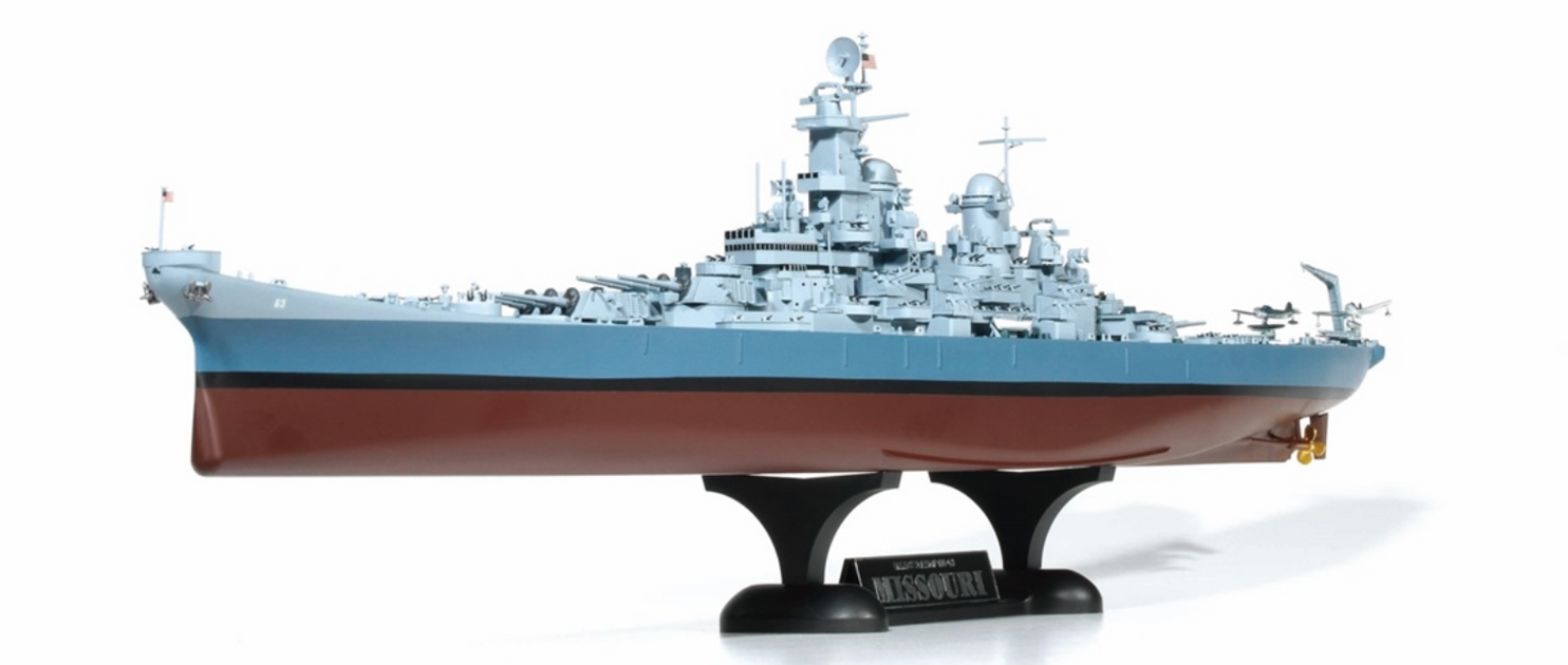 ACADEMY 14401 1/400 USS Missouri BB-63 Ship Model Kit — White Rose Hobbies