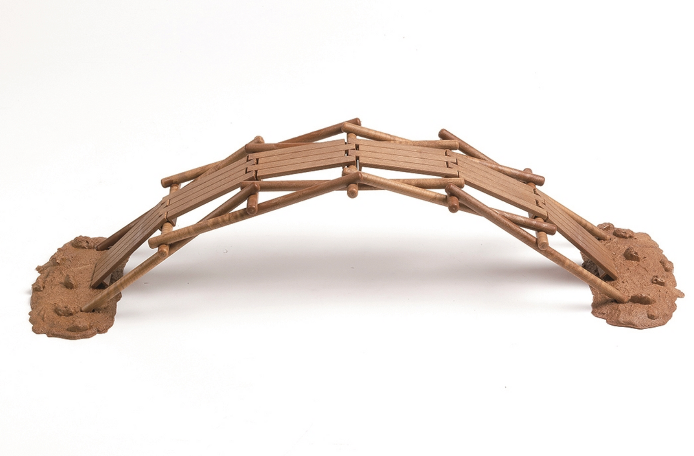 ACADEMY 18153 Da Vinci Series Arch Bridge Mechanical Model Kit — White ...