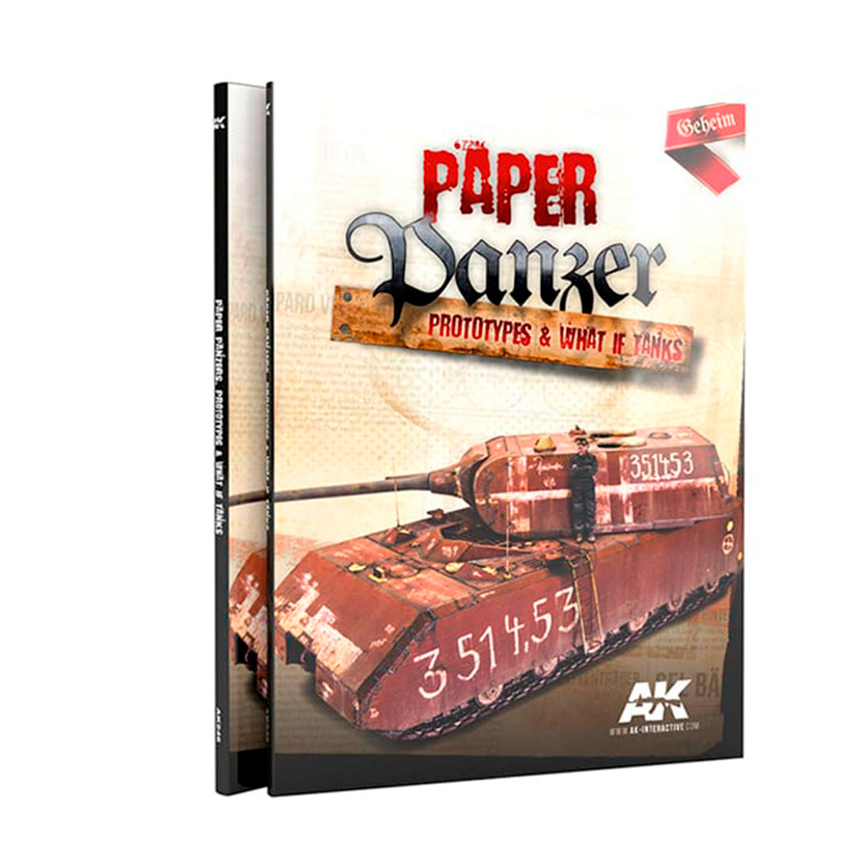 AK Interactive 246 Paper Panzer: Prototypes & What if Tanks Book ...