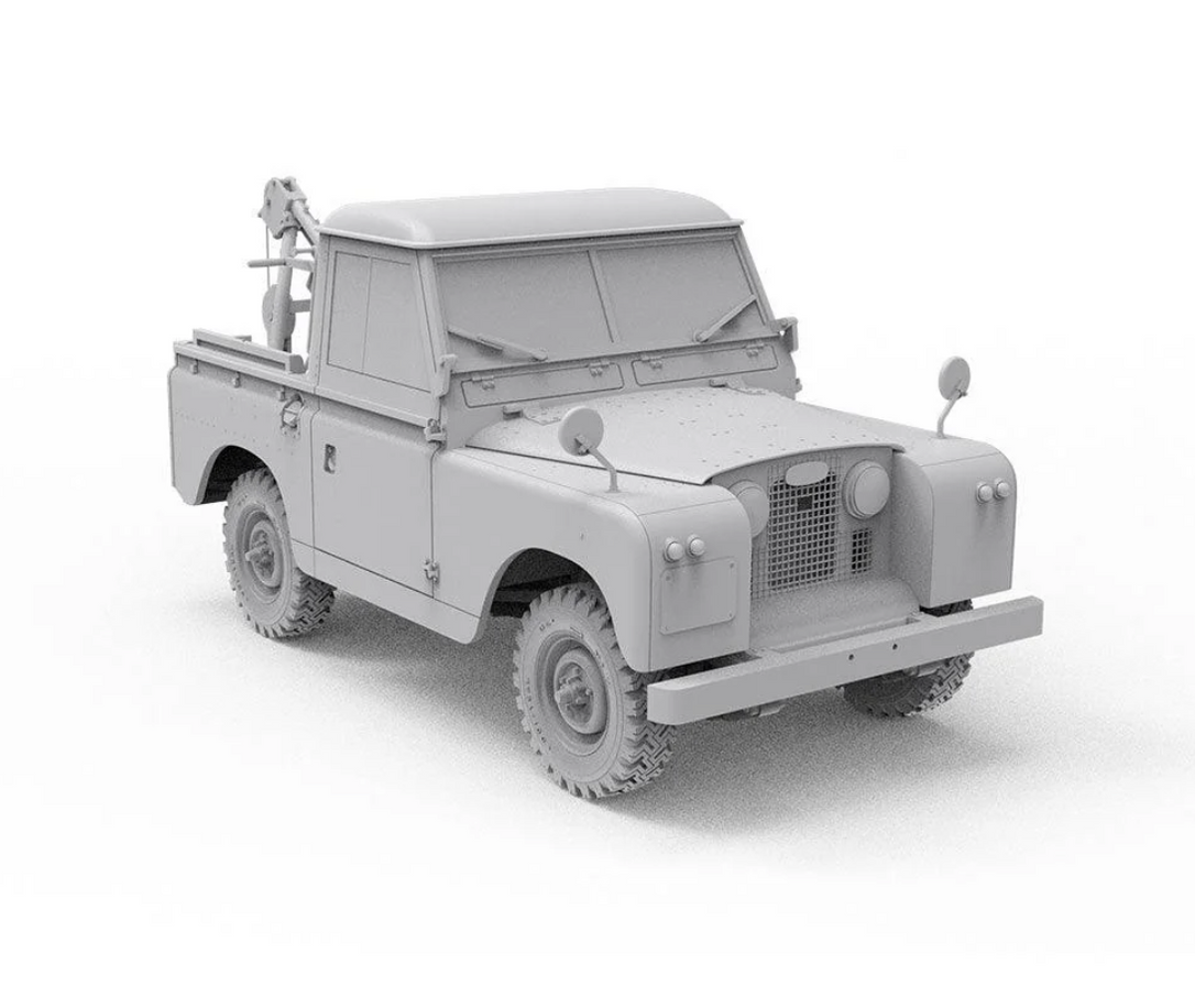 AK Interactive 35014 1/35 Land Rover 88 Series IIA Crane-Tow Truck Mod ...