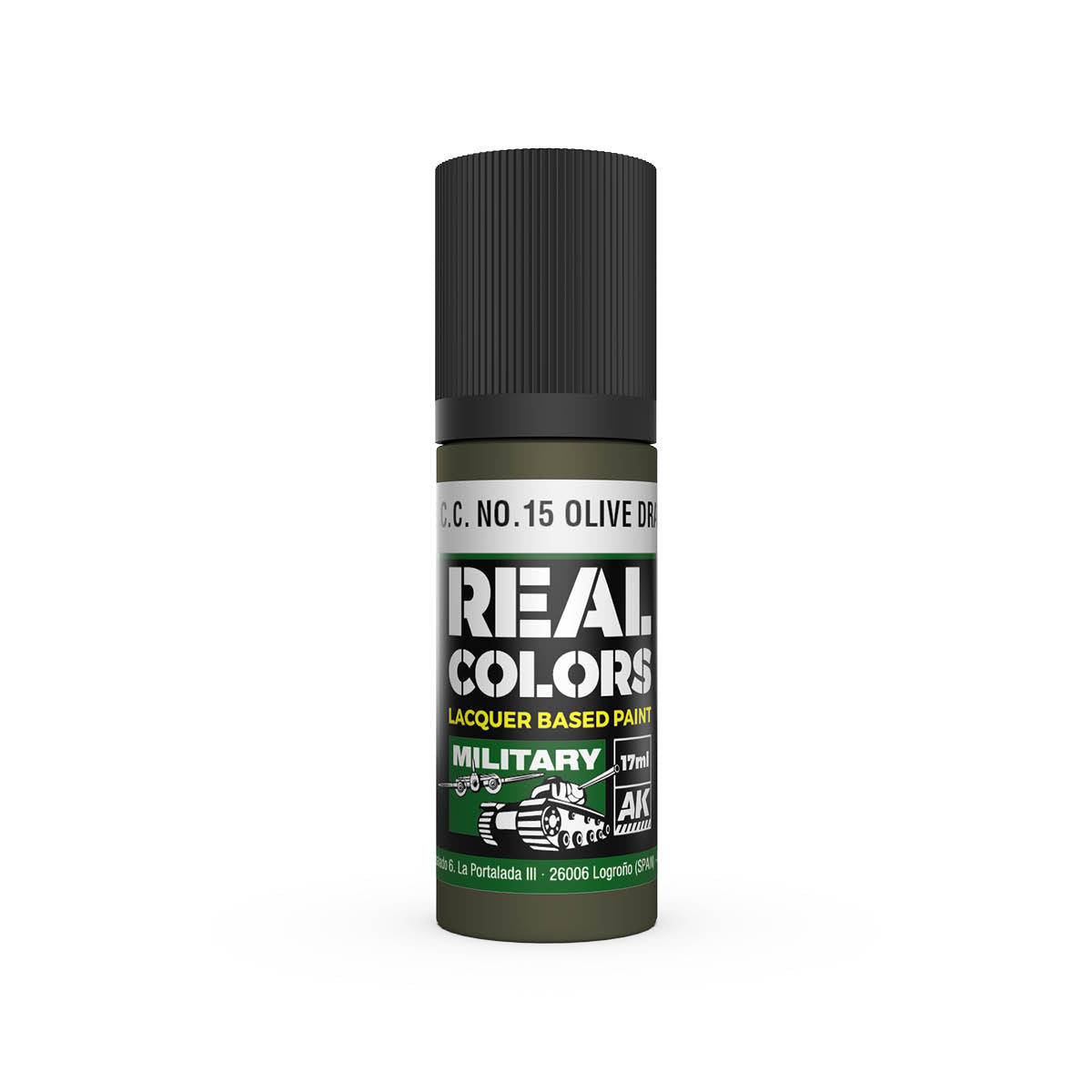 AK Interactive RC875 Real Colors Military: SCC No.15 Olive Drab Lacque ...