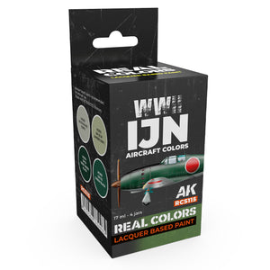 AK Interactive RCS115 Real Colors Set: WWII IJN Aircraft Lacquer Based ...