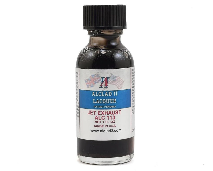 Alclad II 113 Jet Exhaust Lacquer 1oz. Bottle — White Rose Hobbies