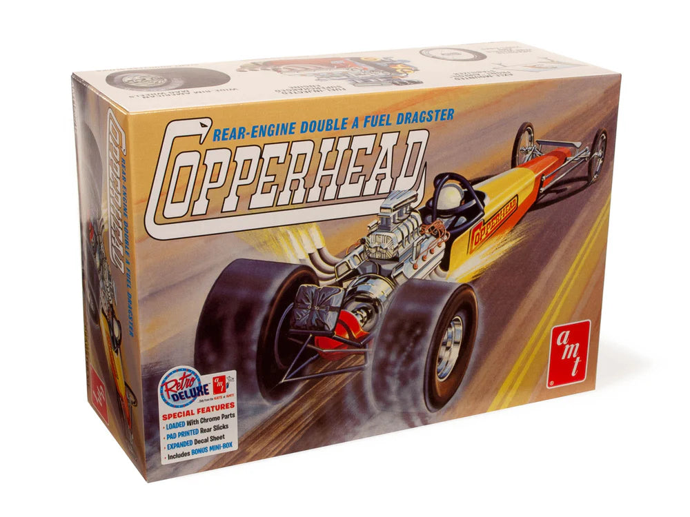 amt 1282 1/25 Copperhead Rear Engine Dragster Skill Level 2 Model Kit ...