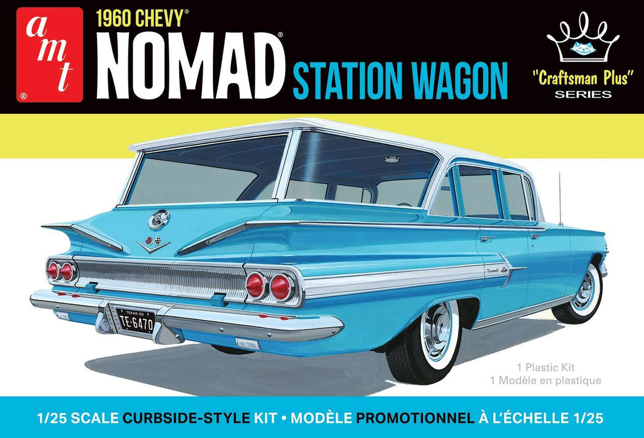 amt 1402 1/25 1960 Chevrolet Nomad Station Wagon Craftsman Plus Kit ...