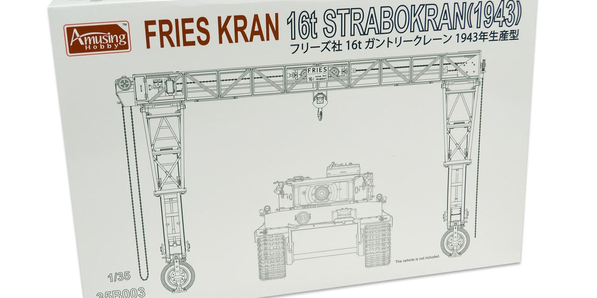 Amusing Hobby 35B003 1/35 Fries Kran 16t Strabokran Gantry Crane Model ...