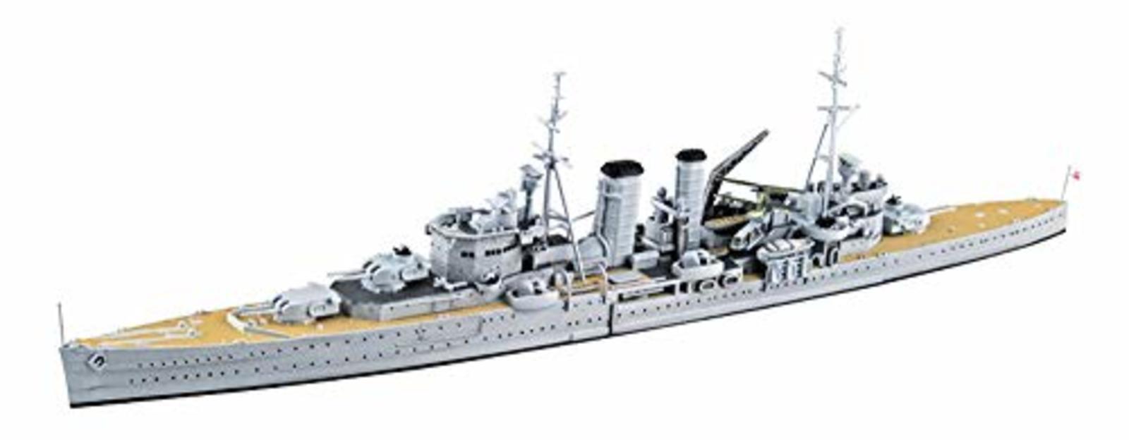 Aoshima 52730 1/700 HMS Exeter Heavy Cruiser Waterline Model Ship Kit ...