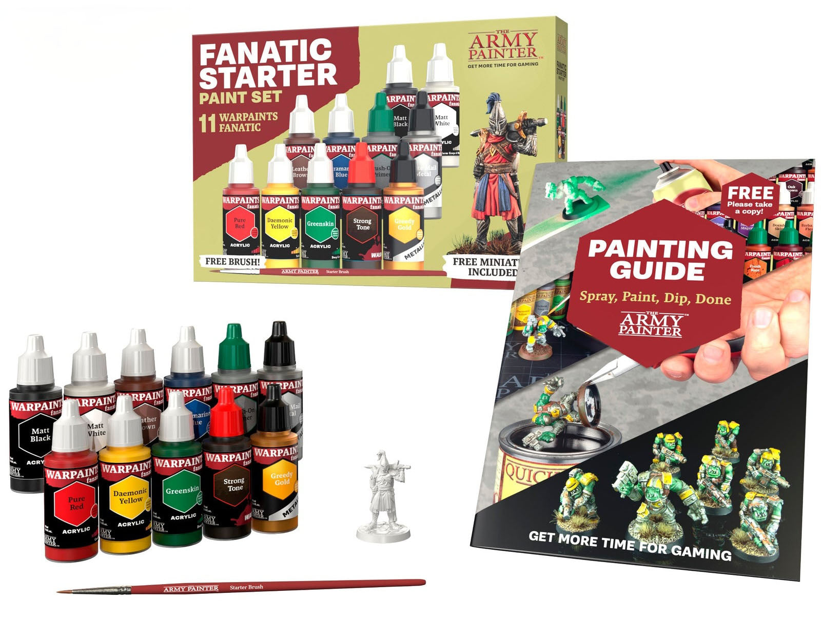 The Army Painter WP8066P Acrylic Warpaints Fanatic: Starter Paint Set ...