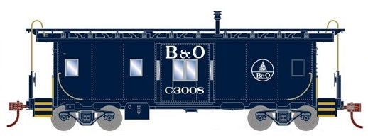 Athearn 75000 HO Scale Bay Window Caboose Baltimore & Ohio B&O C-3008 ...