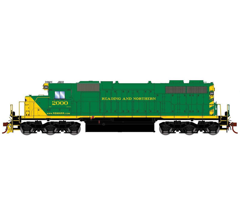 Athearn 88633 HO Scale EMD SD38 Reading & Northern RBMN 2000 — White ...