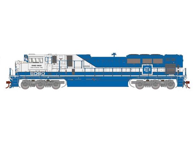 Athearn Genesis G1049 HO Scale EMD SD90MAC-H Ph2 EMD Demonstrator EMDX — White Rose Hobbies