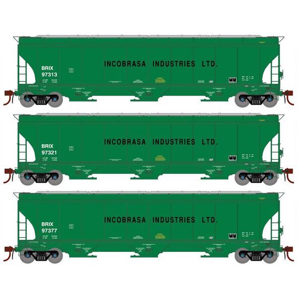 Athearn Genesis G1073 HO Scale Trinity 5161 Covered Hopper Incobrasa I ...