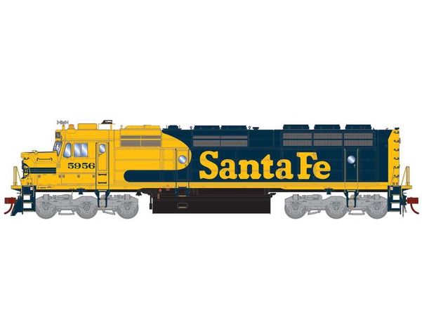 Athearn Genesis G18269 HO Scale EMD F45u Rebuilt Fanta Fe ATSF 5956 DC — White Rose Hobbies