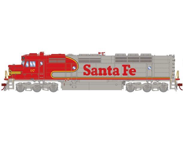 Athearn Genesis G18274 HO Scale EMD FP45 Santa Fe Superfleet ATSF 97 D — White Rose Hobbies