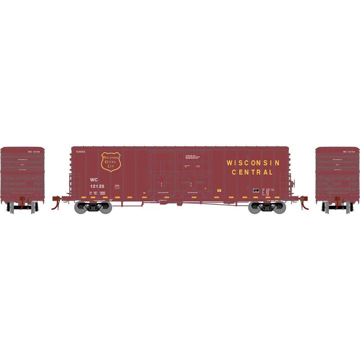 Athearn Genesis G73021 HO Scale 50' PC&F Boxcar Wisconsin Central WC 1 ...