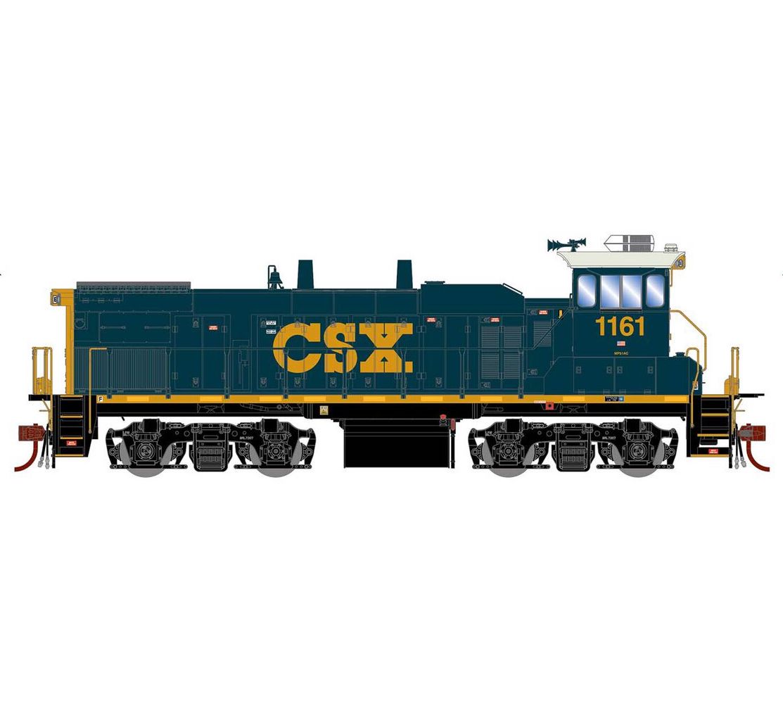 Athearn Genesis G74530 HO Scale EMD MP15AC CSX 1161 — White Rose Hobbies