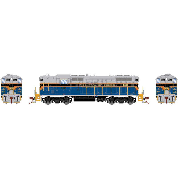 Athearn Genesis G82836 HO Scale EMD GP9 Central of Georgia CG 160 DCC — White Rose Hobbies