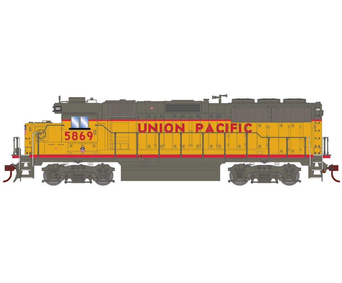 Athearn RTR 1100 HO Scale GP60 Diesel Union Pacific UP 5869 DC — White Rose Hobbies