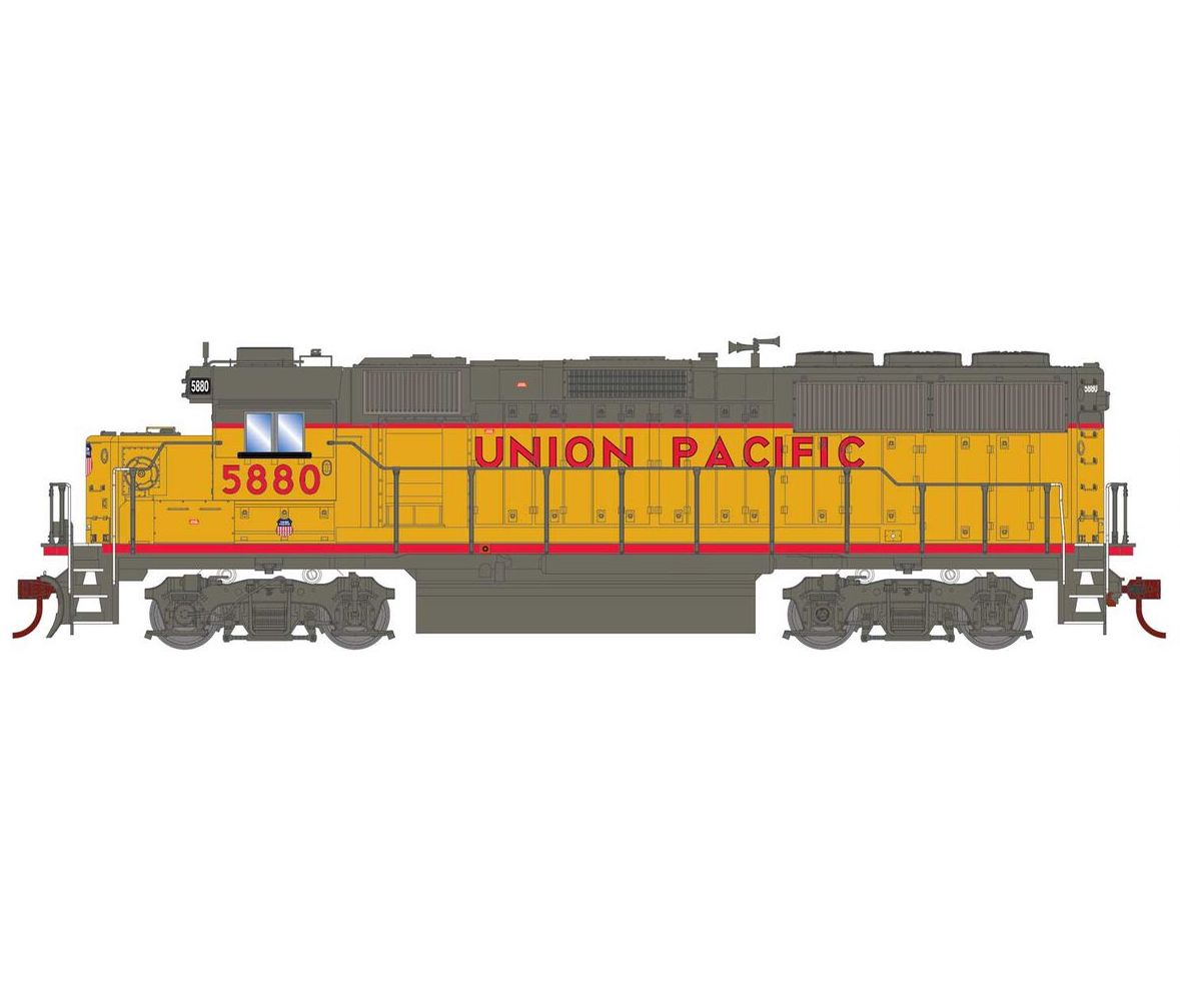 Athearn RTR 1161 HO Scale GP60 Diesel Union Pacific UP 5880 DCC/Sound ...