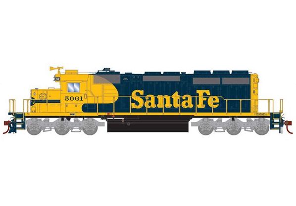 Athearn RTR 1252 HO Scale EMD SD40-2 Santa Fe ATSF 5061 DCC/Sound ...