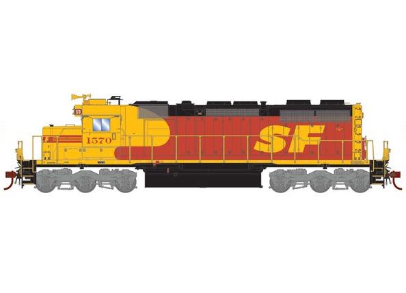 Athearn RTR 1455 HO Scale EMD SD39 Santa Fe ATSF 1570 DCC/Sound — White Rose Hobbies
