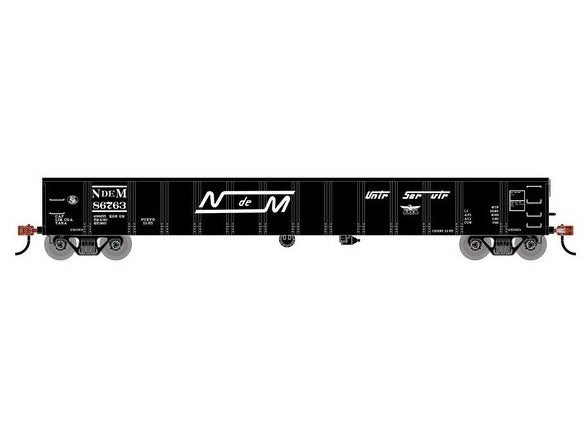 Athearn RTR 1990 HO Scale 52' Mill Gondola Nacionales de Mexico NdeM 8 — White Rose Hobbies