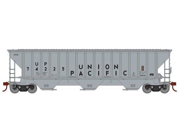 Athearn RTR 22262 HO Scale PS 4740 Covered Hopper Union Pacific UP 742 ...