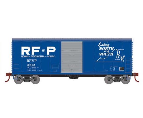 Athearn RTR 67975 HO Scale 40' Modernized Boxcar RF&P 2813 — White Rose ...