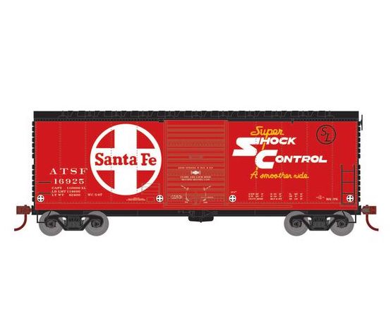 Athearn RTR 69433 HO Scale 40' Modernized Boxcar Santa Fe ATSF 16925 ...